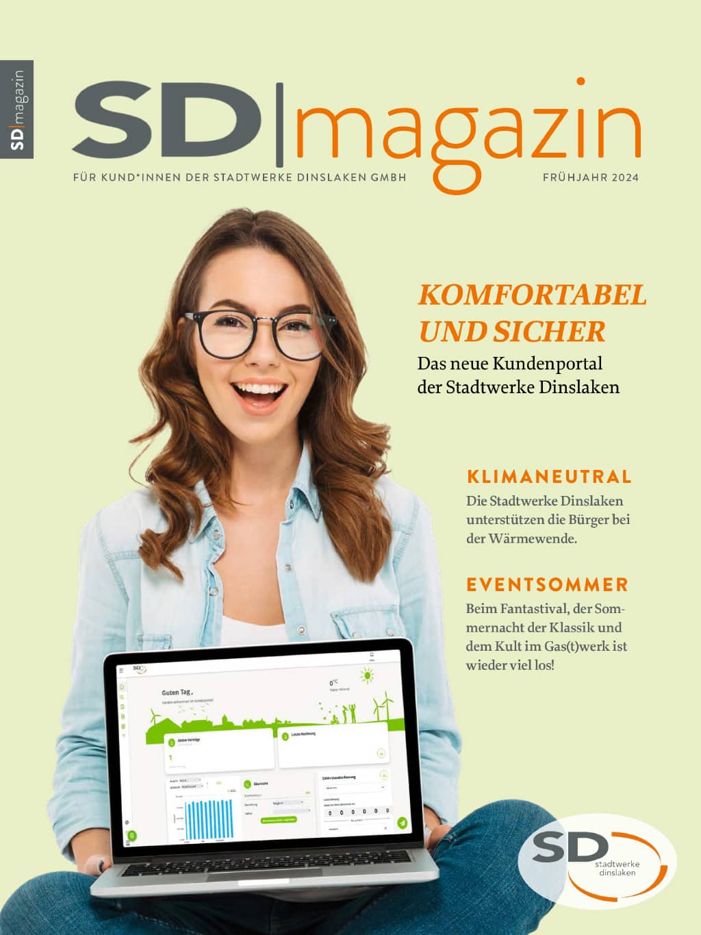 Kostenloses Kundenmagazin - Stadtwerke Dinslaken